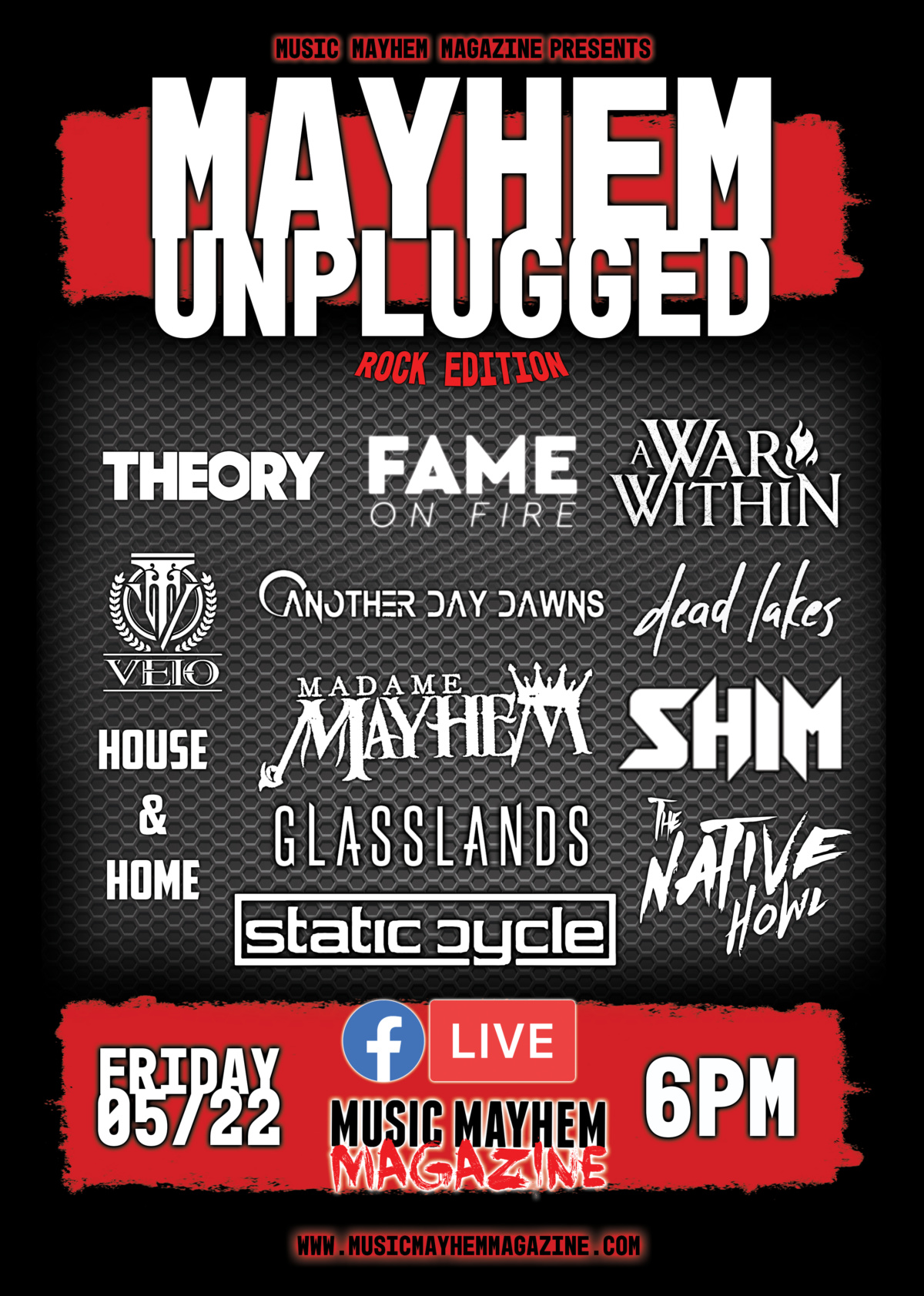 MUSIC MAYHEM MAGAZINE’S Virtual Festival | Madame Mayhem